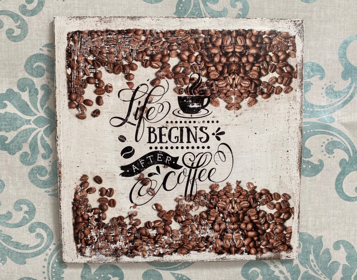 Skilt "Life begins after Coffee" - Skilte og ophæng - www ...