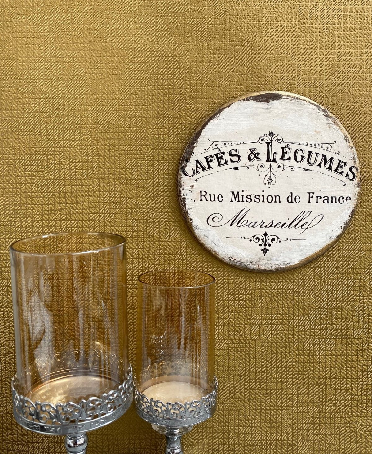 Skilt "Cafes & Legumes" - Skilte og ophæng - www.hellesbettebiks.dk